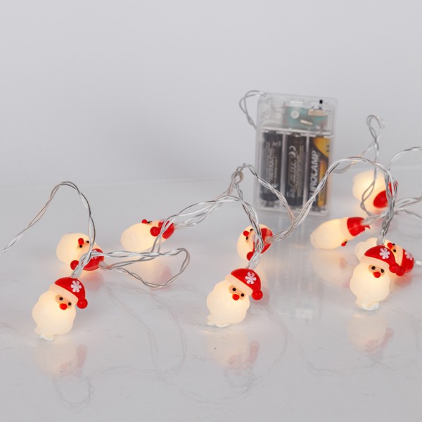 ΣΕΙΡΑ, 10 LED 5mm, ΑΓΙΟΣ ΒΑΣΙΛΗΣ, ΜΠΑΤΑΡΙΑΣ 3xAA, ΧΡΟΝΟΔΙΑΚΟΠΤΗ ...